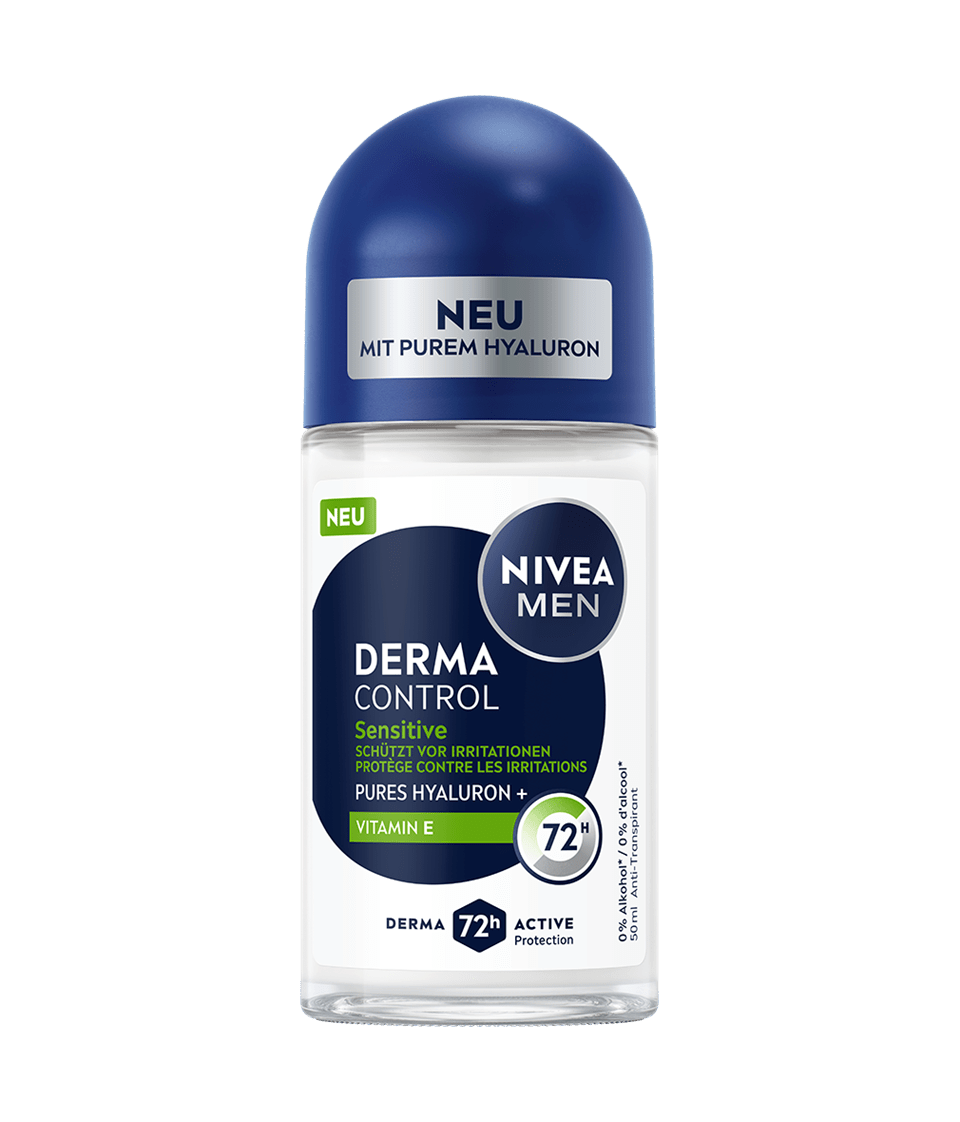 50ml Derma Control Sensitive Roll-On - NIVEA MEN