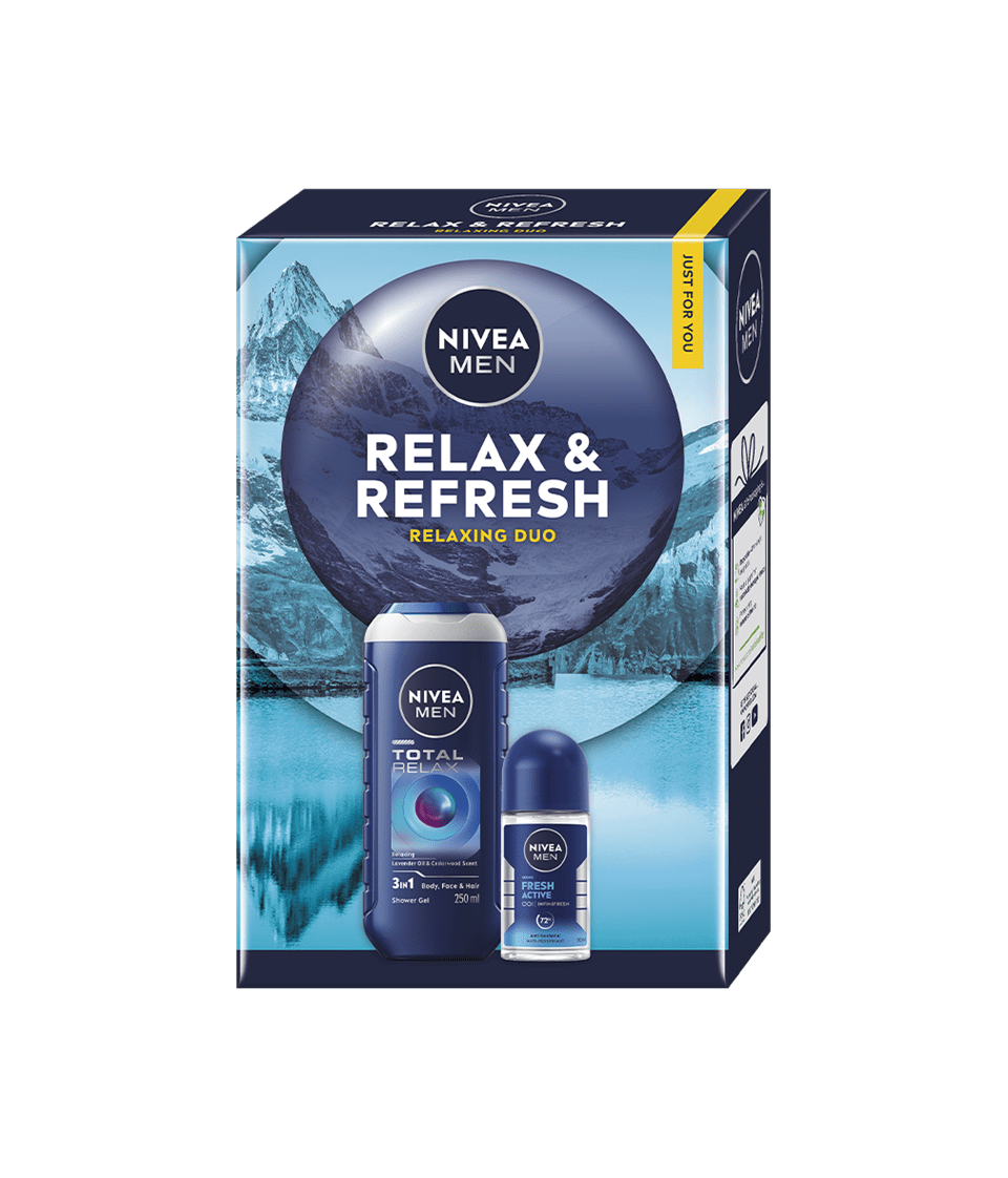 Darilni set NIVEA MEN Relax & Refresh