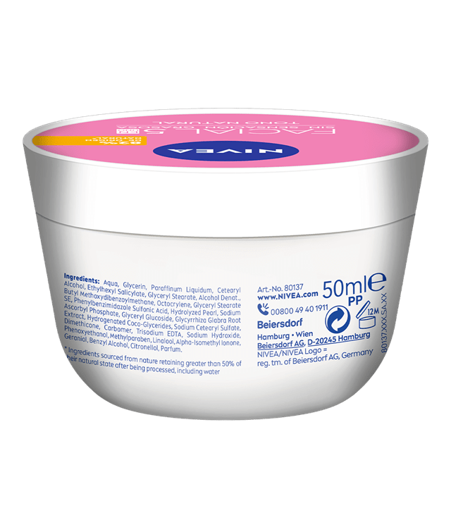 Crema Aclarante | Cara | Natural | 5 en 1 | 200ML - NIVEA