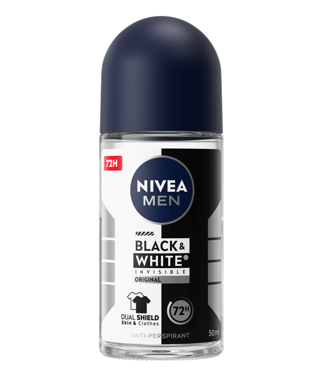 50ml Black & White Invisible Original Roll-On - 72H Anti-Perspirant ...