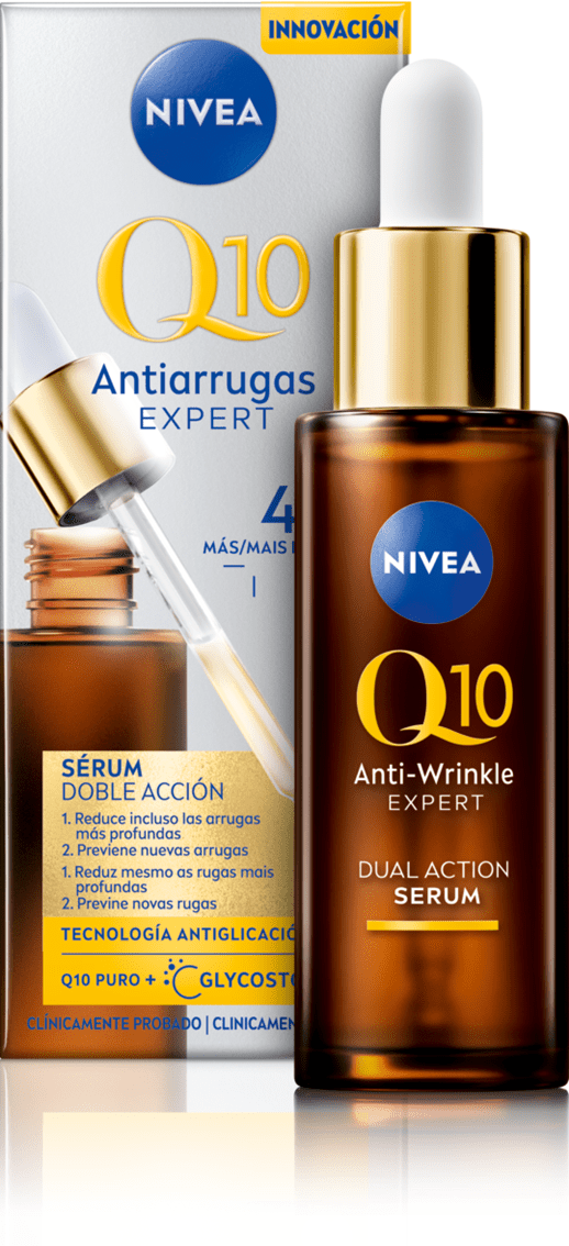 Todos os séruns NIVEA para o cuidado do rosto