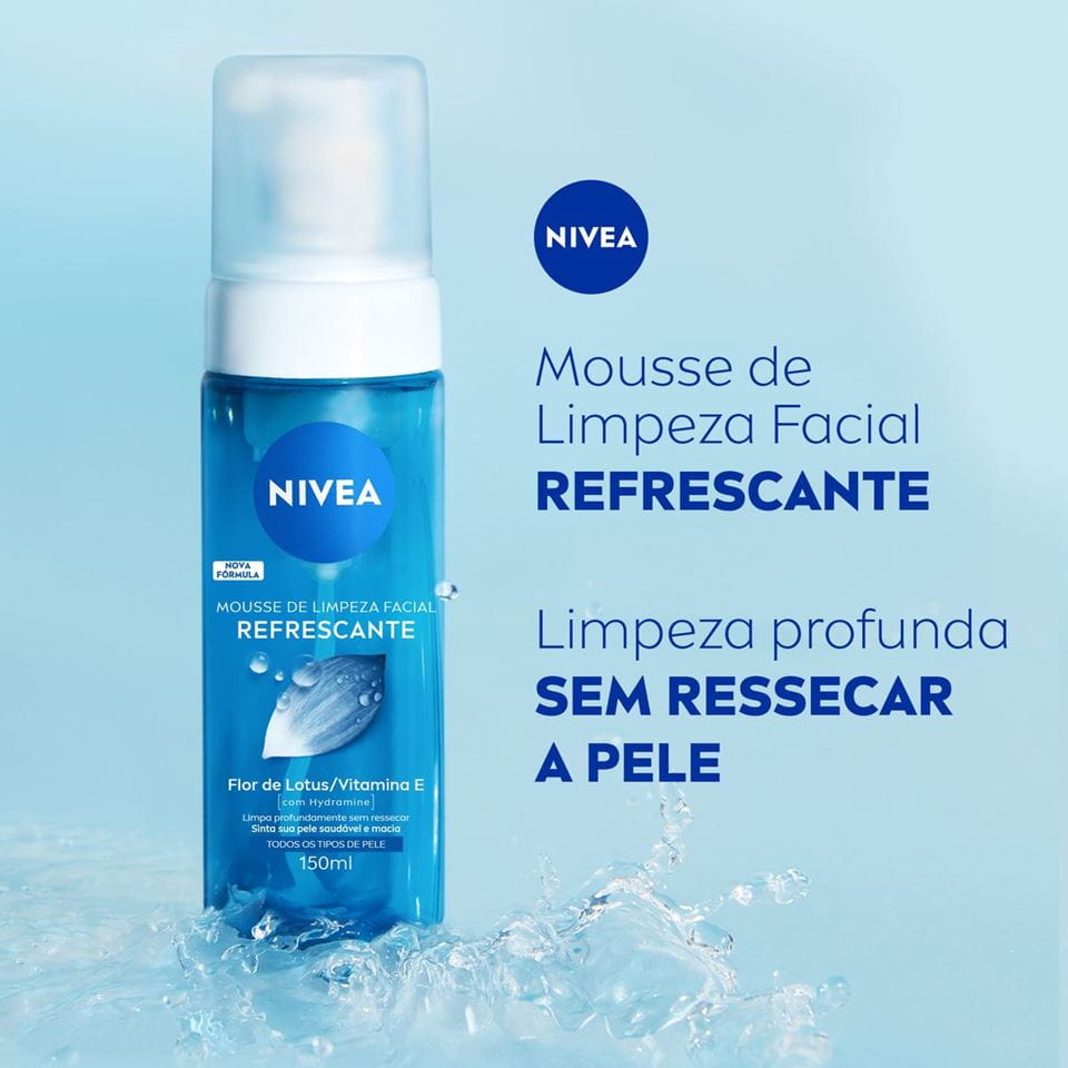 NIVEA Mousse de Limpeza Facial Refrescante 150ml