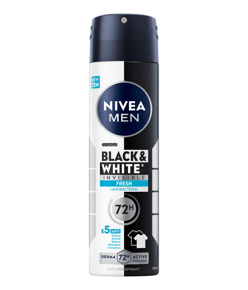 Black & White Invisible Fresh | NIVEA MEN