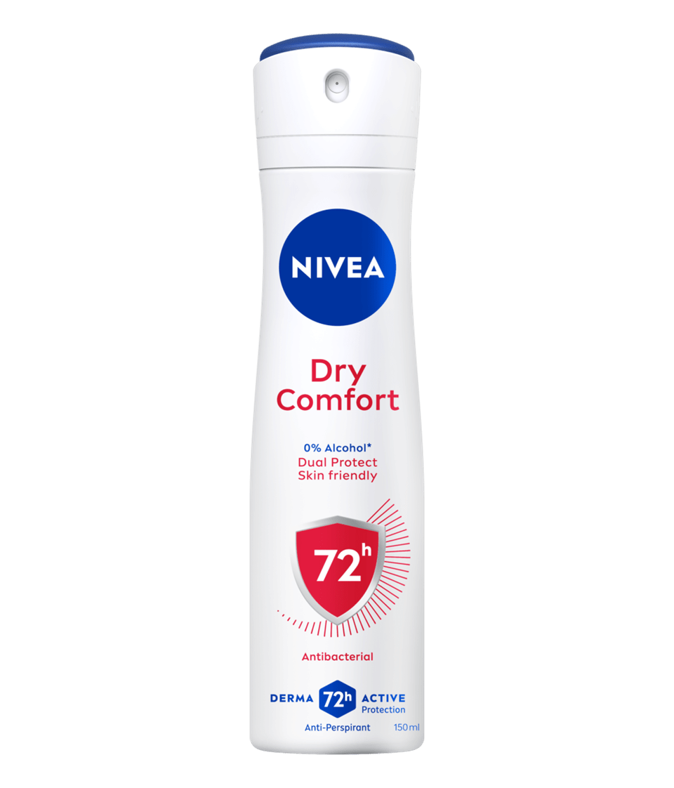NIVEA Dry Comfort Anti-Perspirant – Dual Protection – 150ml