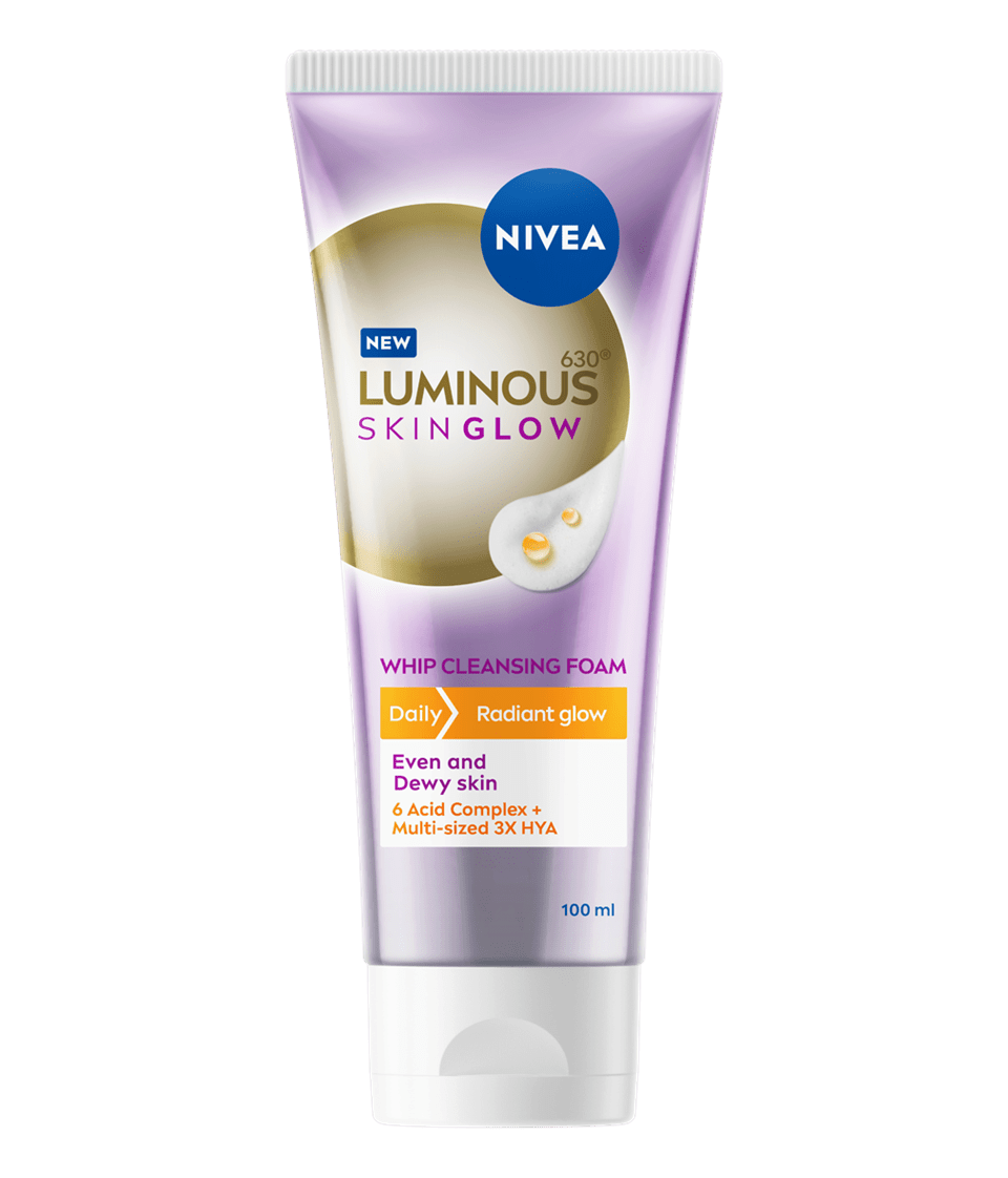 NIVEA NEW LUMINOUS 630 SKIN GLOW WHIP CLEANSING FOAM