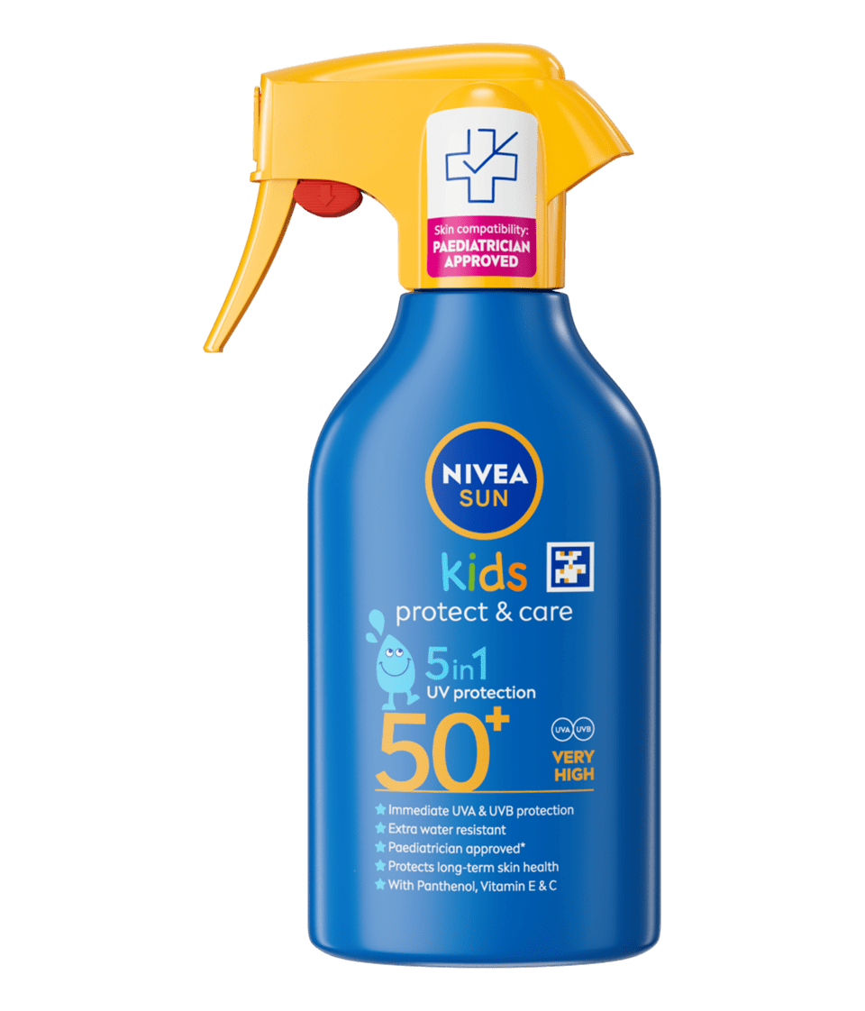 5in1 UV Protection: NIVEA SUN Kids Protect & Care Trigger Spray SPF50+