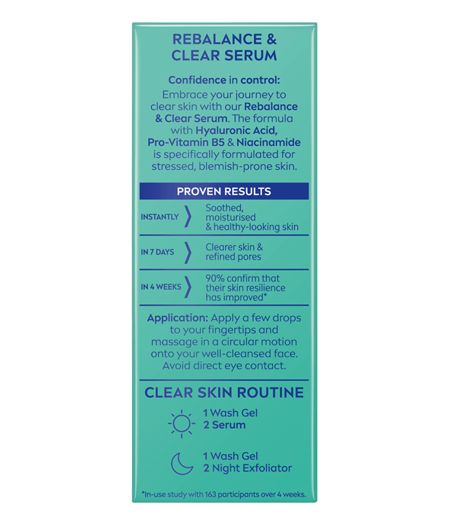 30ml Clear Up Rebalance & Clear Serum - NIVEA
