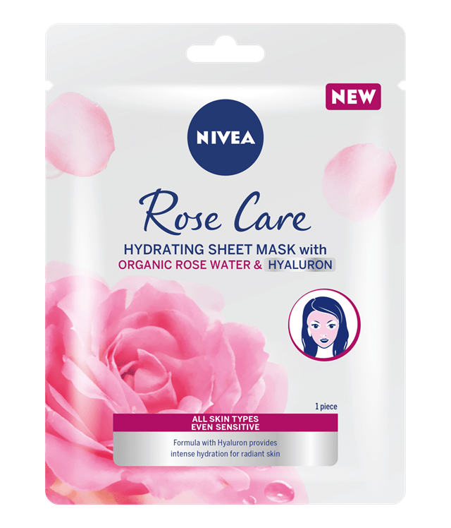 NIVEA ROSE CARE HYDRATING FACE MASK - NIVEA ME