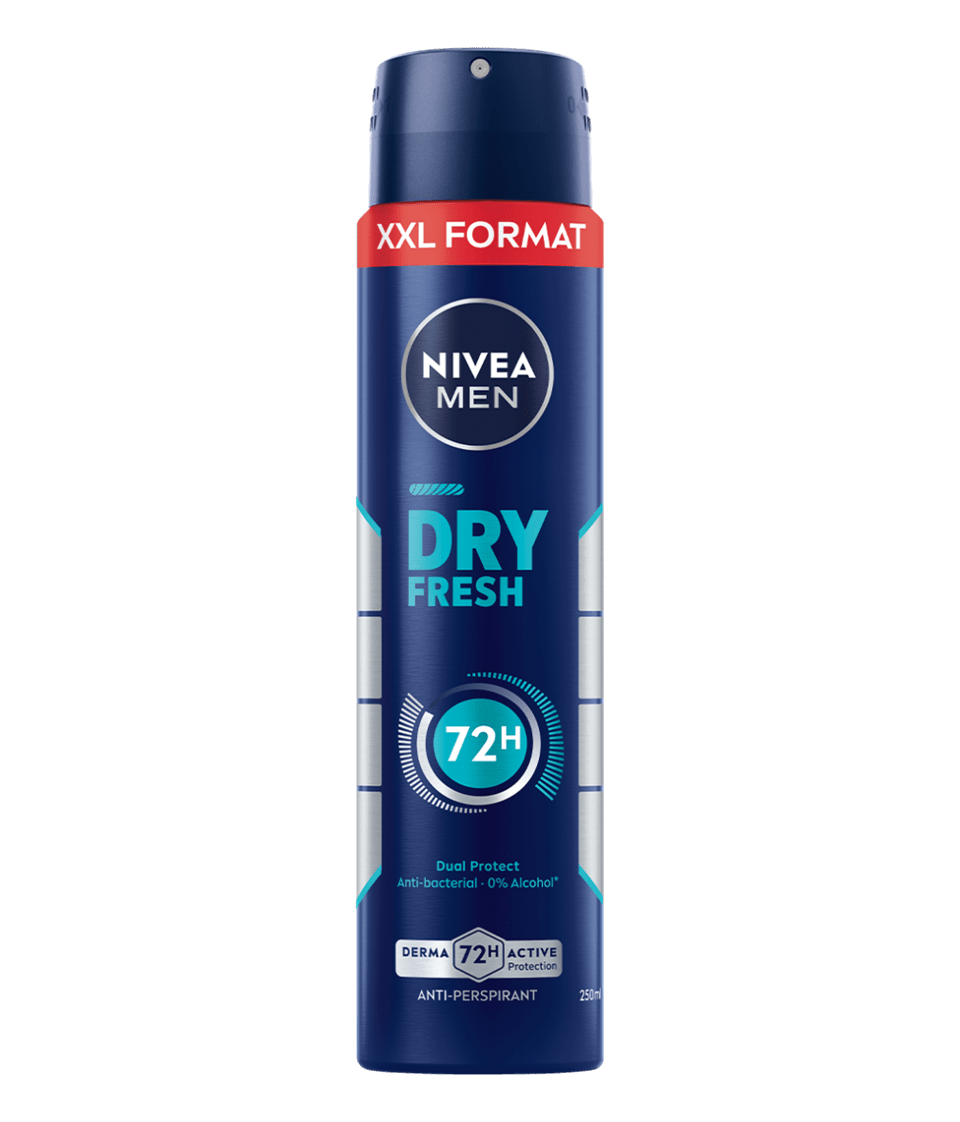 Dry Fresh Spray Antitranspirante 72 horas | NIVEA MEN