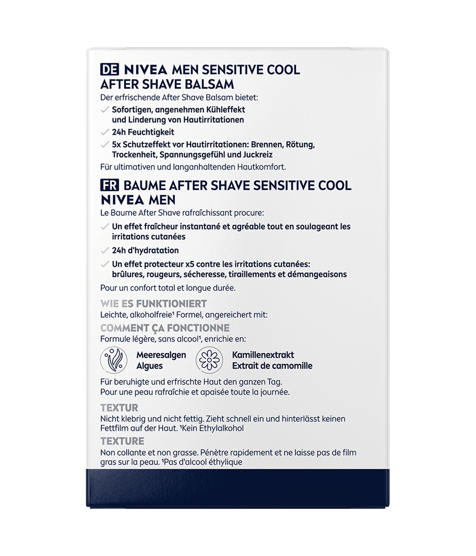 100ml Sensitive Cool After Shave Balsam - NIVEA MEN