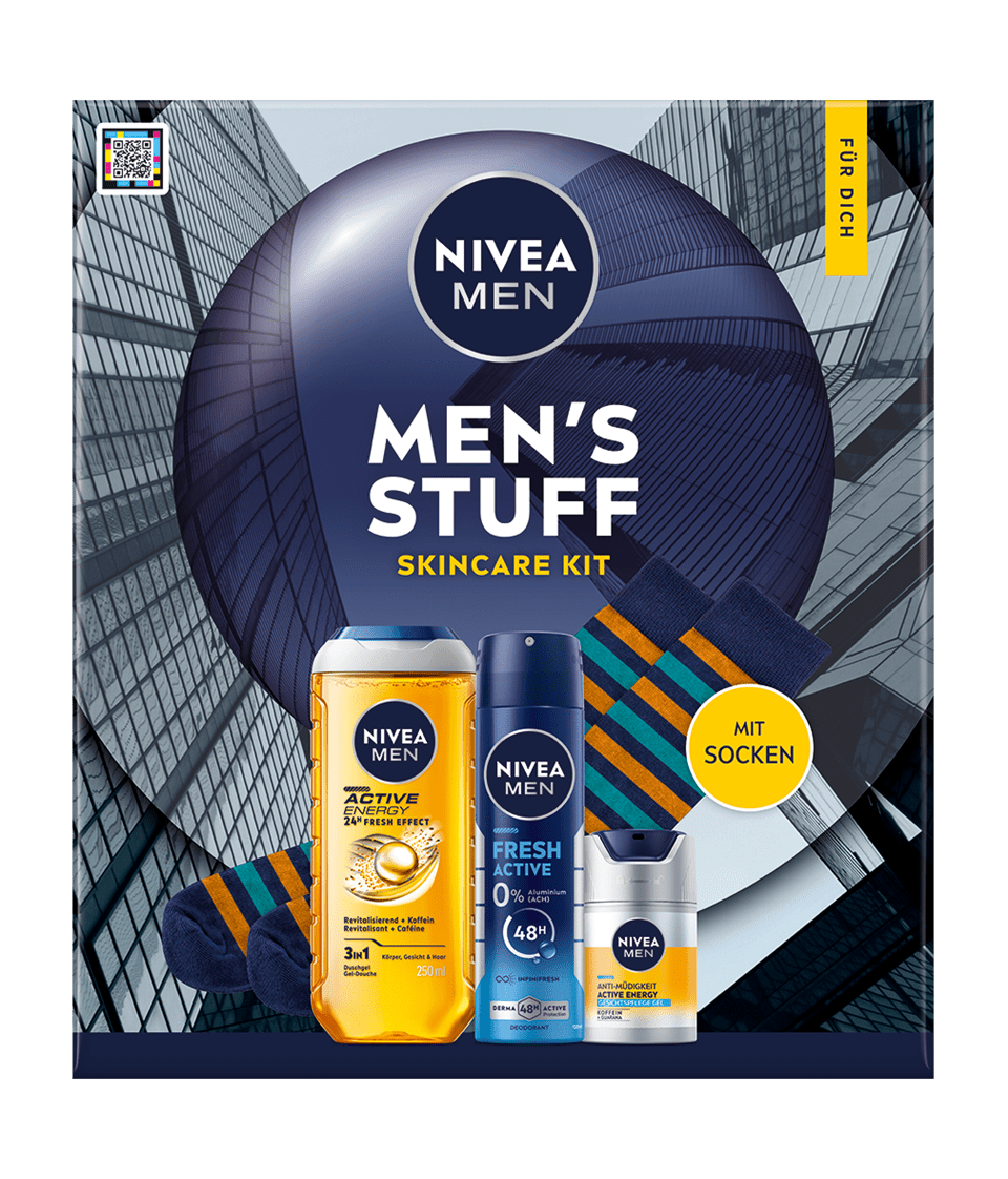 Für den modernen Mann - NIVEA MEN Mens Stuff Geschenkset