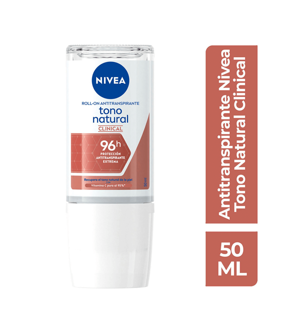 Desodorante clínico NIVEA Natural Tone Roll-on de 50ml | NIVEA