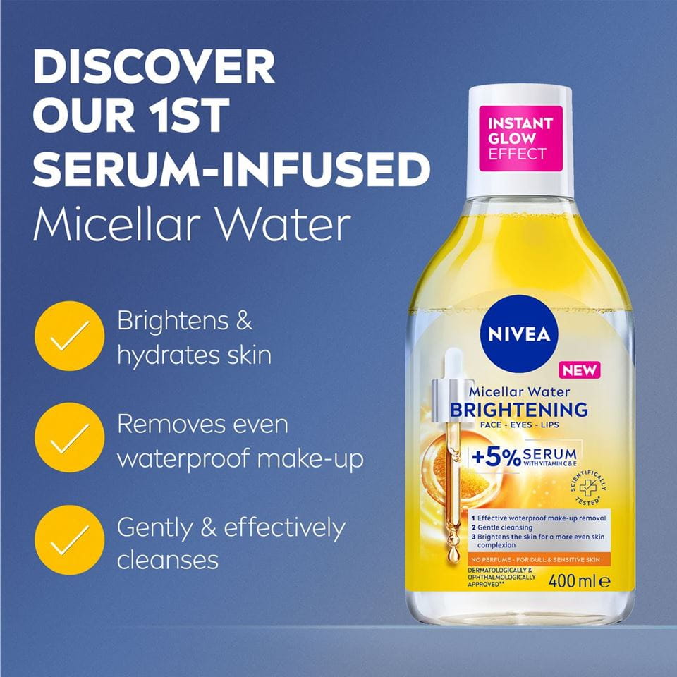 400ml Brightening Micellar Water I NIVEA