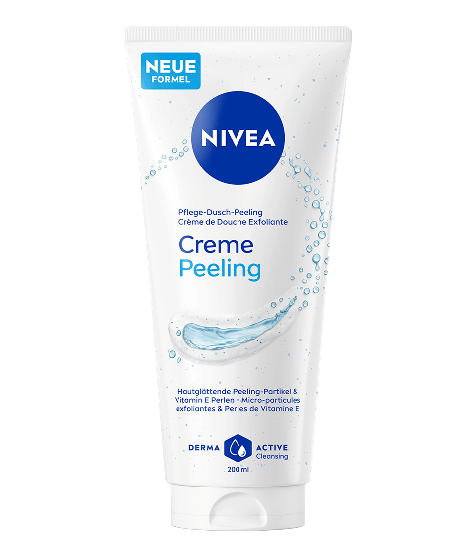 Creme Duschpeeling für ein geschmeidiges Hautgefühl – NIVEA
