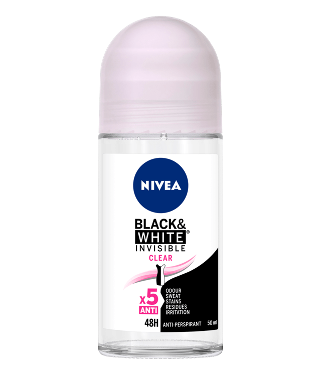 NIVEA Roll-on Antitranspirante Invisible for Black & White