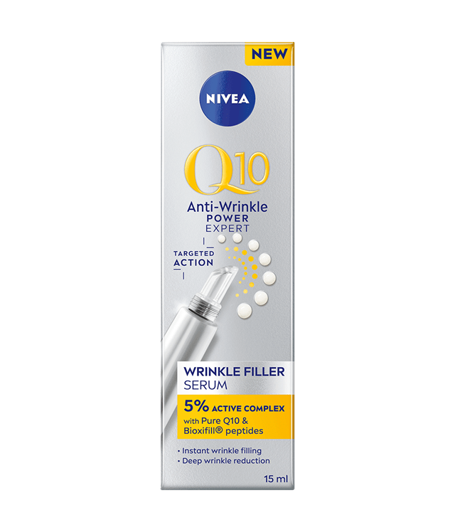 Targeted action for instant wrinkle filling - NIVEA Q10