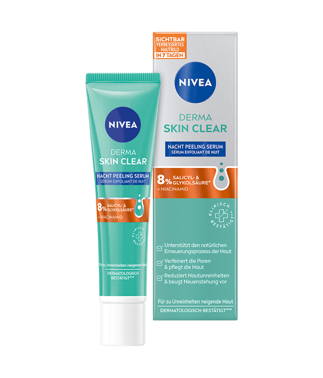 Derma Skin Clear Nacht Peeling Serum 40ml | NIVEA