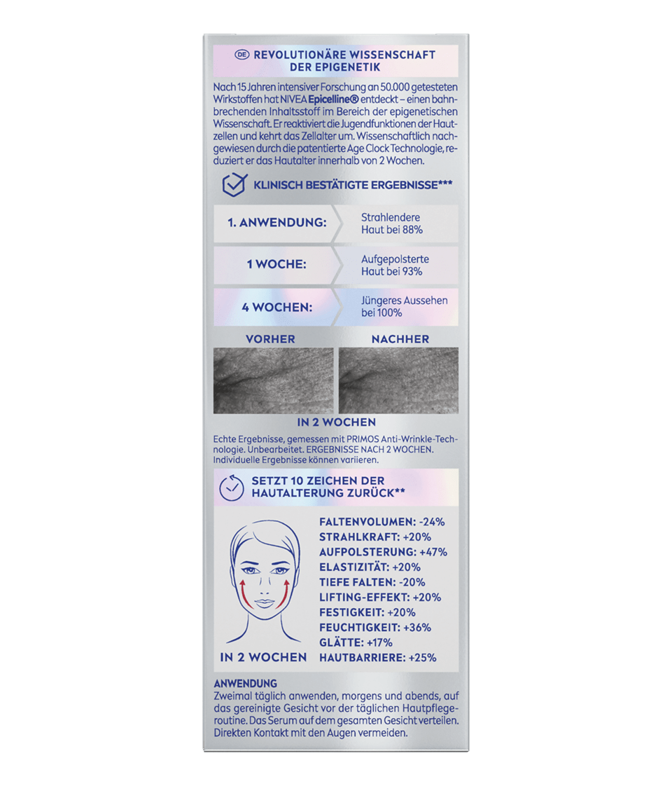 NIVEA Cellular Epigenetics Verjüngendes Serum - NIVEA Schweiz