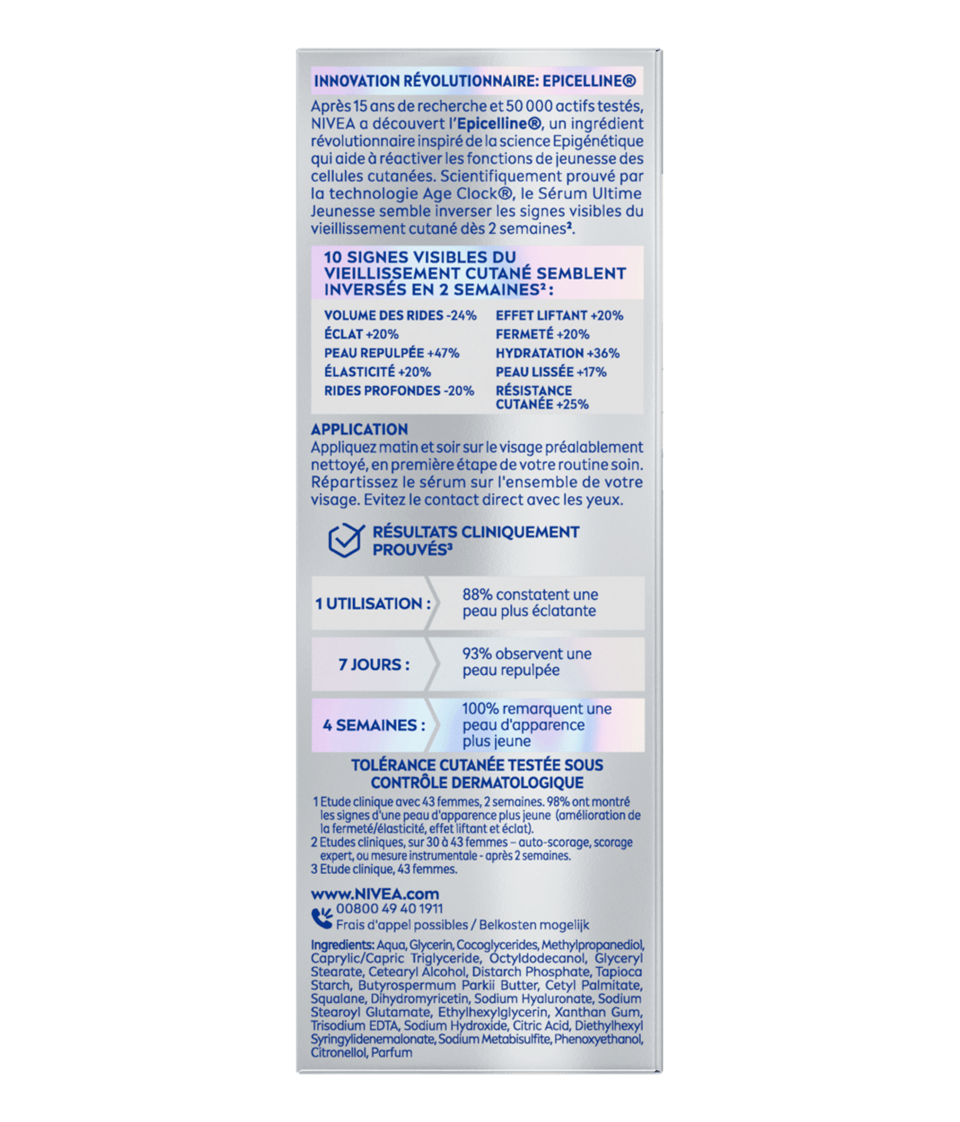 Sérum Ultime Jeunesse Cellular Epigenetics | NIVEA
