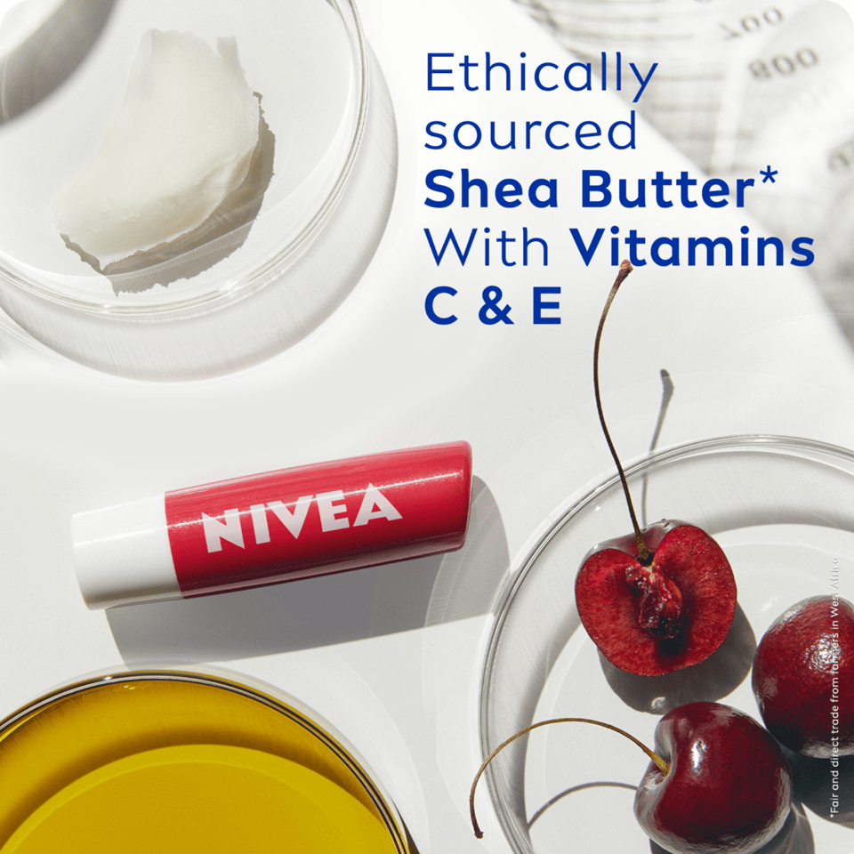 24h Moisture Lip Balm Cherry Shine | NIVEA