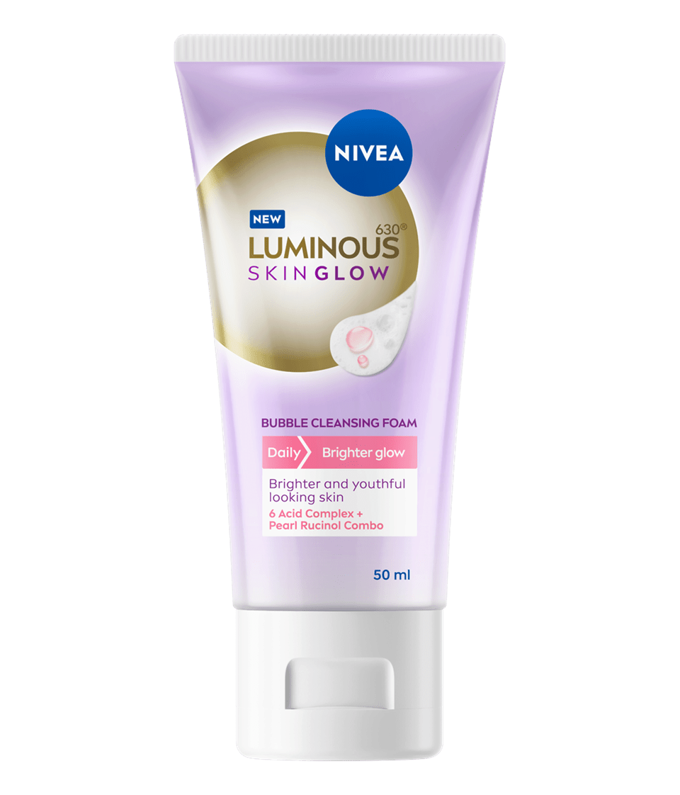 NIVEA NEW LUMINOUS 630 SKIN GLOW BUBBLE CLEANSING FOAM