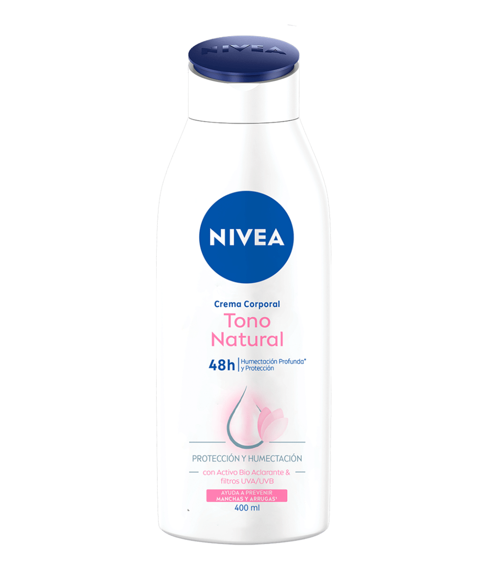 Crema Corporal Aclarante Tono Natural con Filtros UV 400 ml - NIVEA®