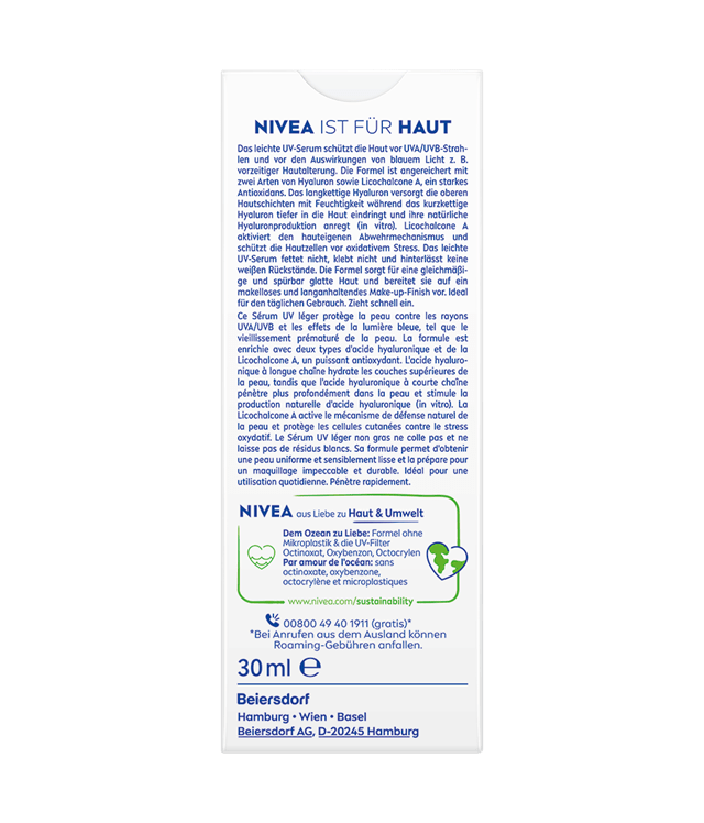 NIVEA SUN 2in1 Primer Daily UV Serum LSF50+