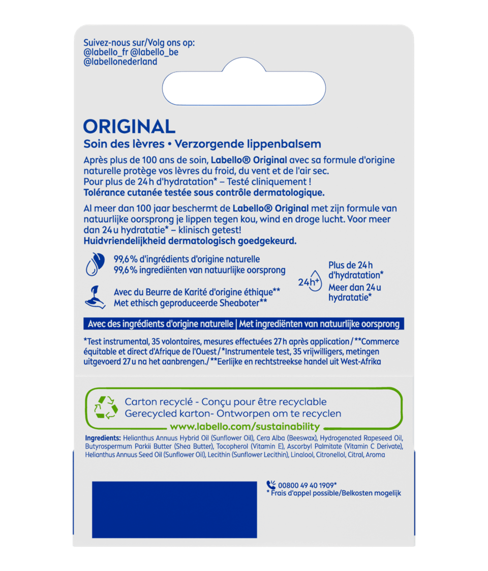 Soin des lèvres : Labello Original - NIVEA