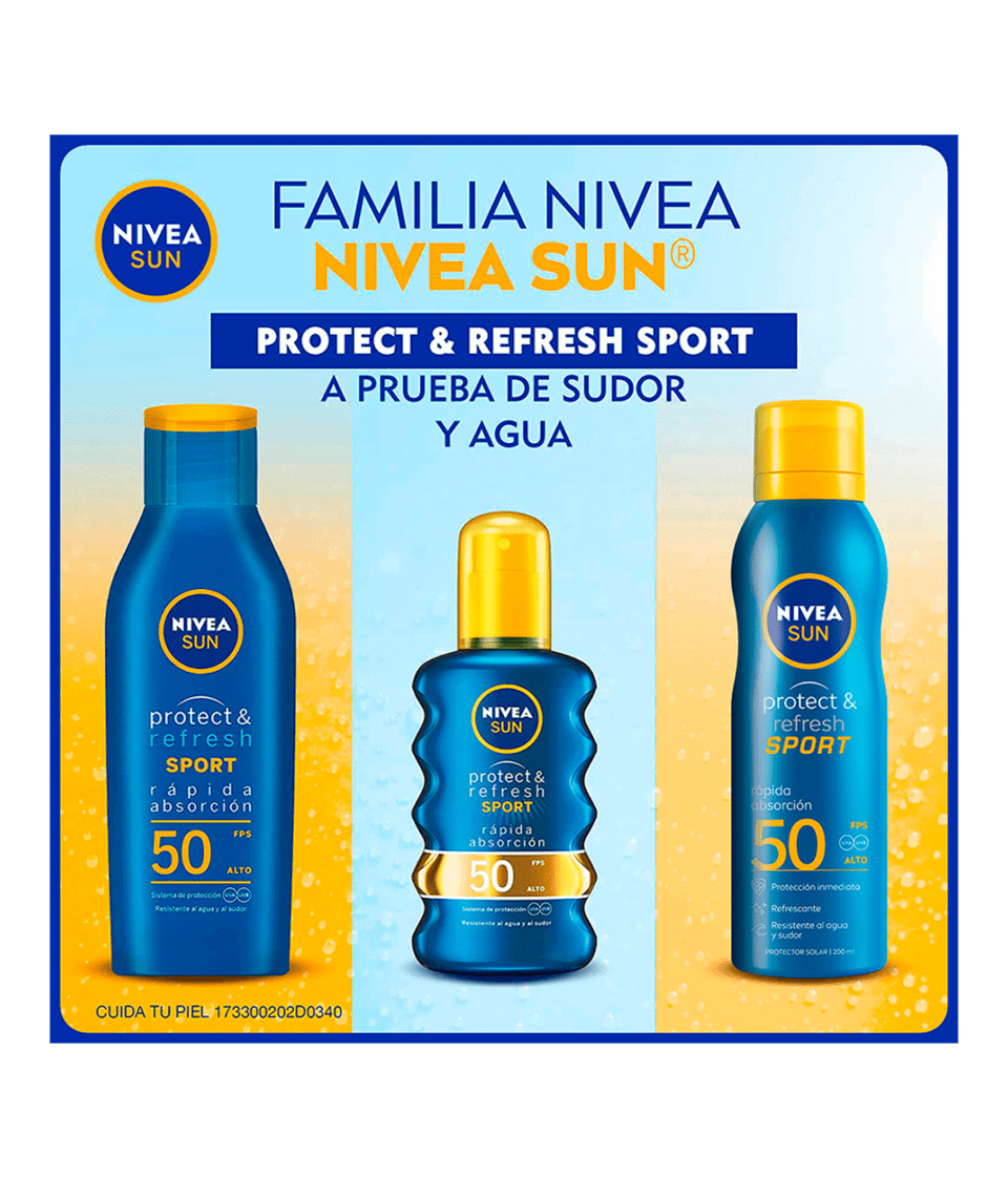 Protector Solar en Spray (FPS 50) 200 ml - NIVEA SUN®