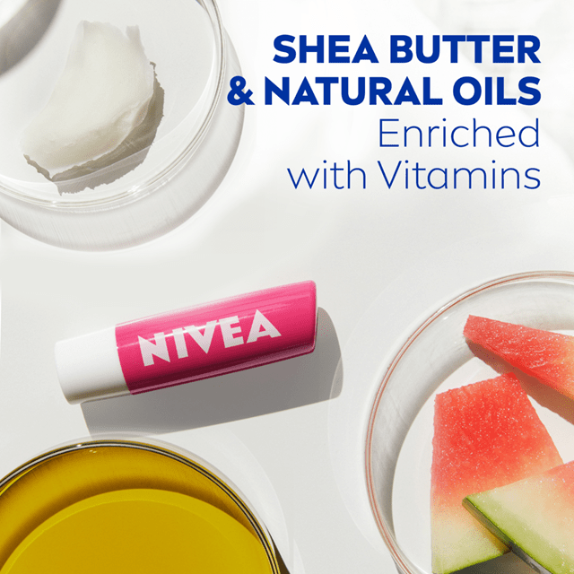 Watermelon Shine Lip Balm 4.8g - 24h moisture I NIVEA