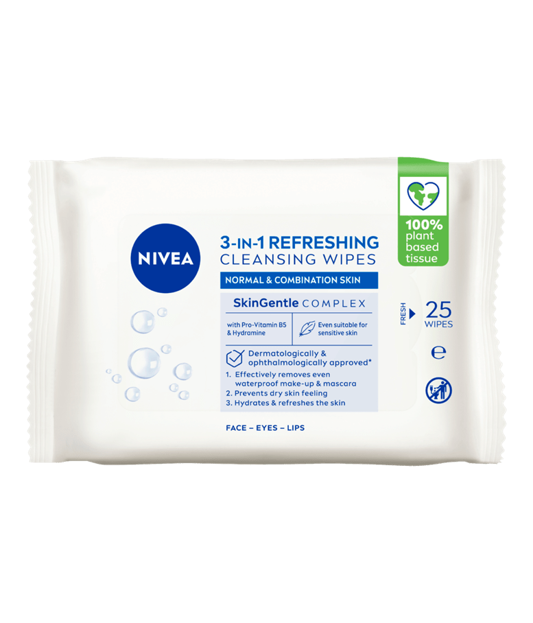 NIVEA BIODEGRADABLE FACE CLEANSING WIPES