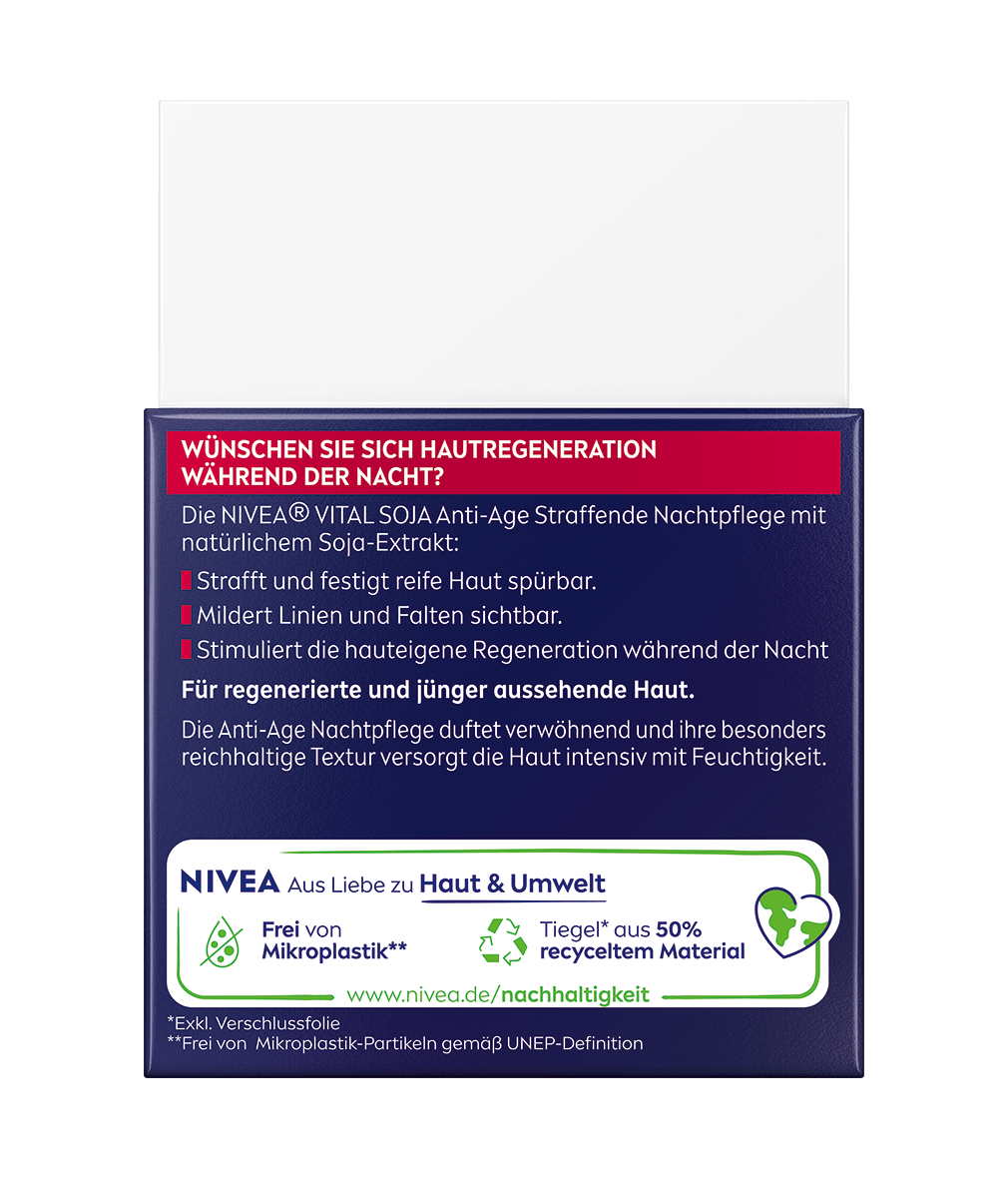 NIVEA Vital Soja Anti-Age Nachtcreme mit Soja-Extrakt - NIVEA Schweiz